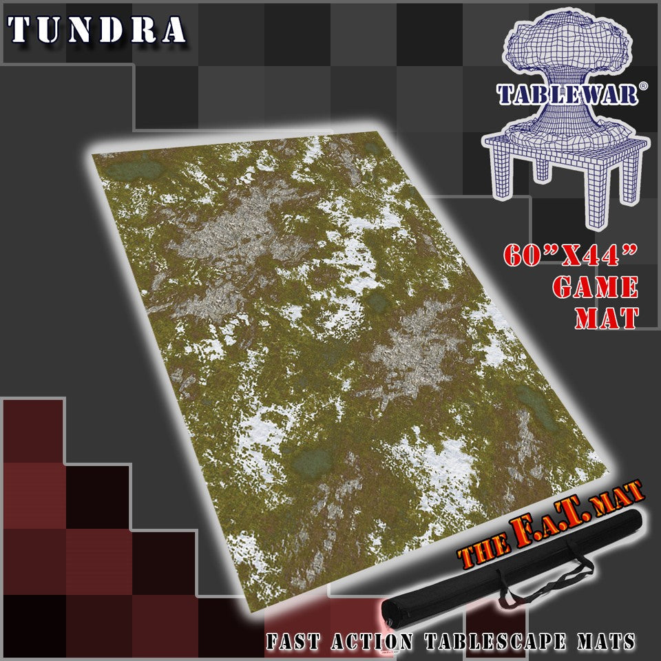 60x44" 'Tundra' F.A.T. Mat Battle Gaming Mat – Dirt Cheap Dungeons
