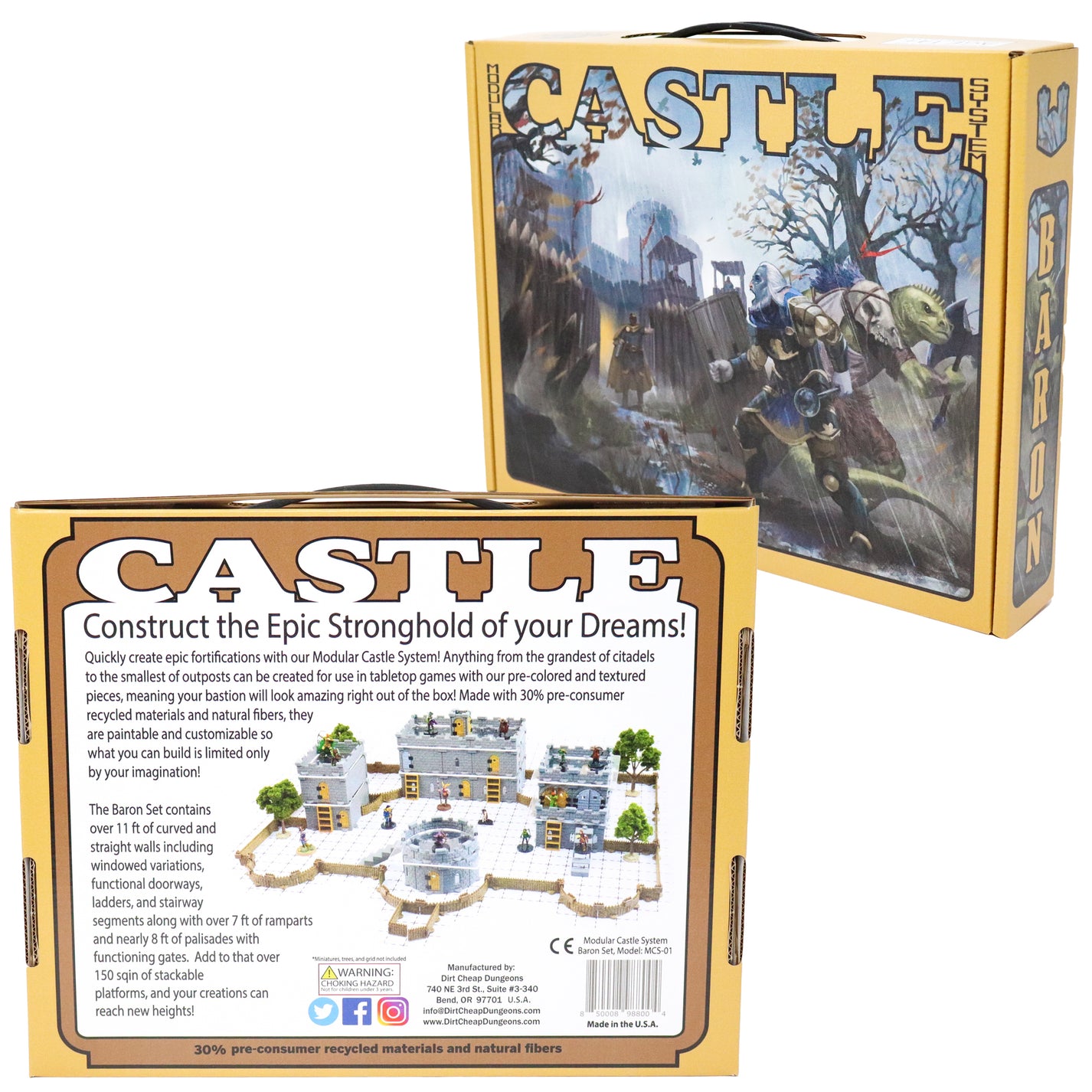 Modular Castle System - Baron Keep Set – Dirt Cheap Dungeons