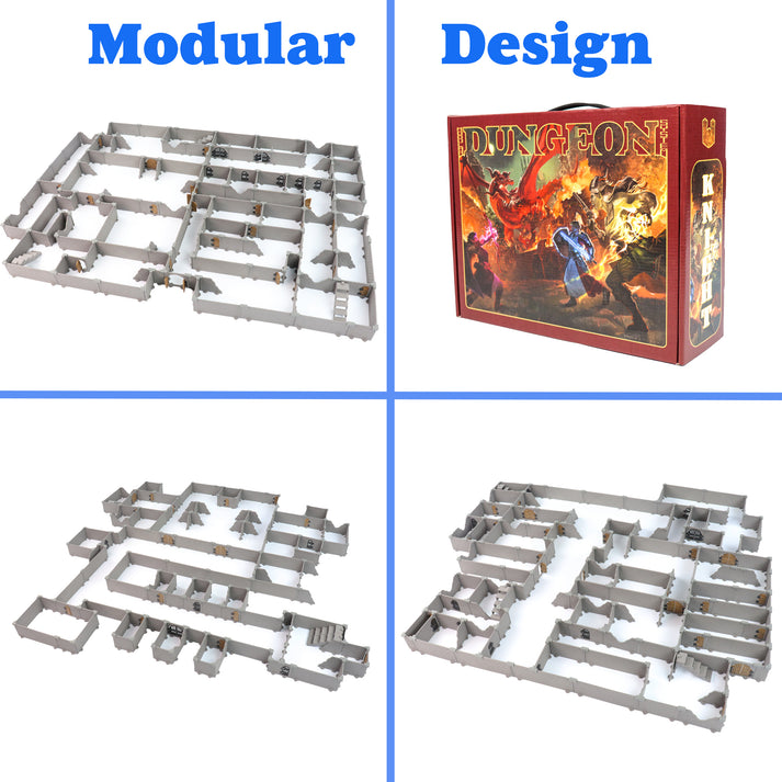 Modular Dungeon System - Knight Set | Dirt Cheap Dungeons: D&D Dungeon