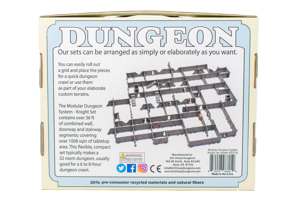 Modular Dungeon System - Knight Set | Dirt Cheap Dungeons: D&D Dungeon